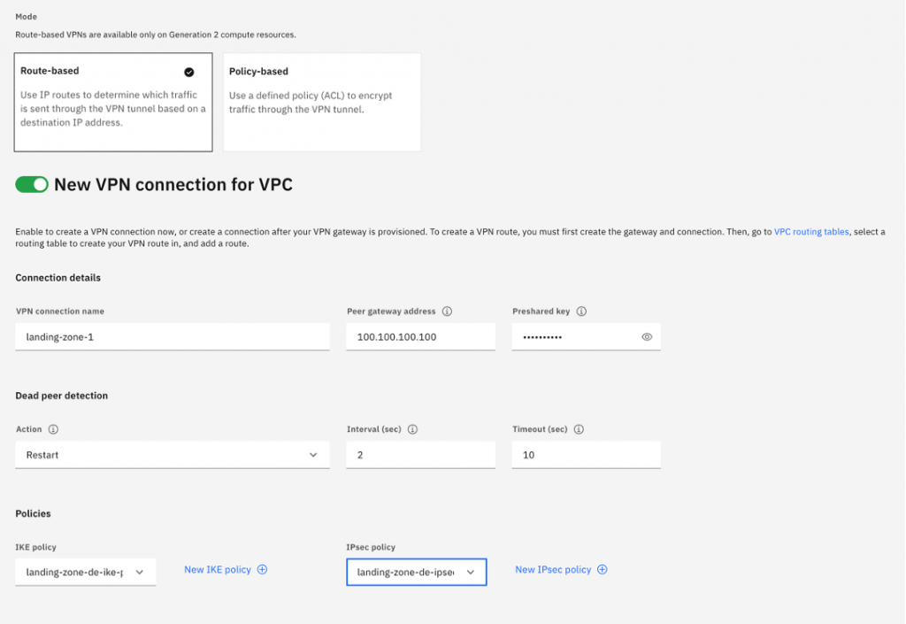 Extending on-premise Vmware environment with an IPsec tunnel to consume ...